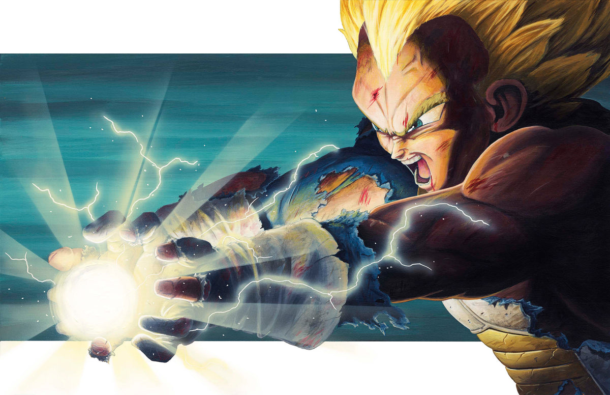 NEW RELEASE: "vegeta" Original Painting by Sean Carlson – Amazing Art Expo