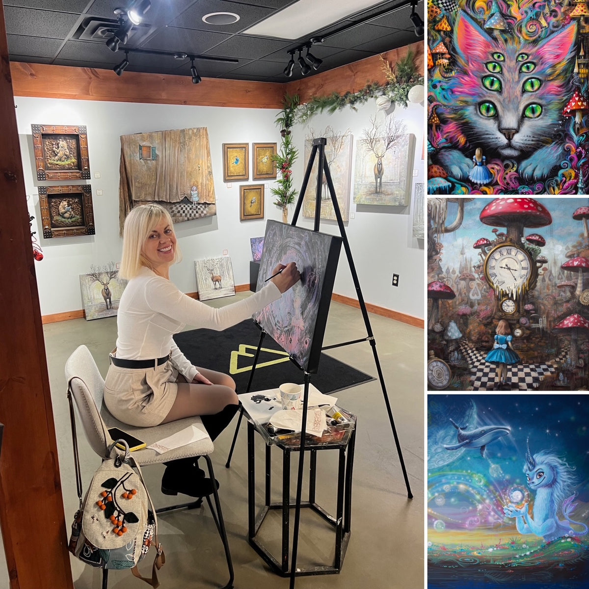 NEW RELEASE: Alice Painting by Anna Grom – Amazing Art Expo